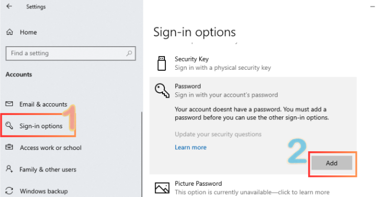 Hướng dẫn cài và tắt password trên màn hình máy tính – ModunComputer