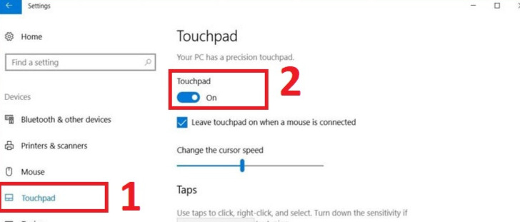 Cách mở và tắt chuột laptop (touchpad) – ModunComputer